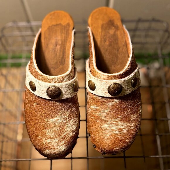 Shoes | Custom Real Cow Hide Clogs From Netherlands | Poshmark